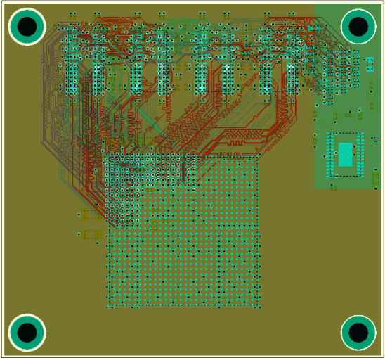 Distribution of currents in via arrays | Siemens Software