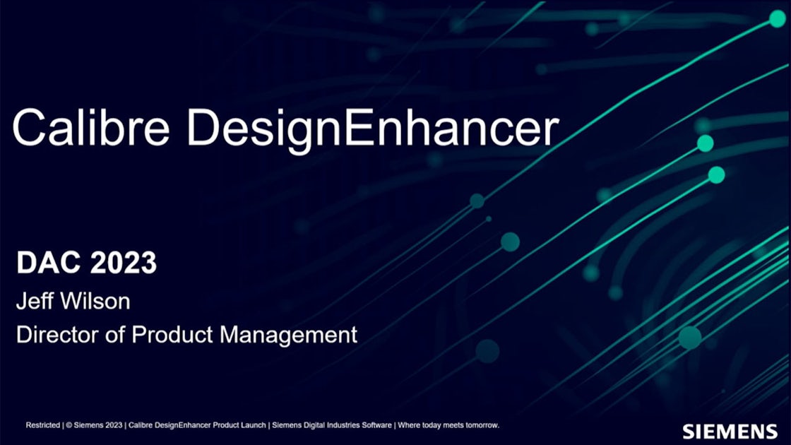 Calibre DesignEnhancer layout optimization for design implementation