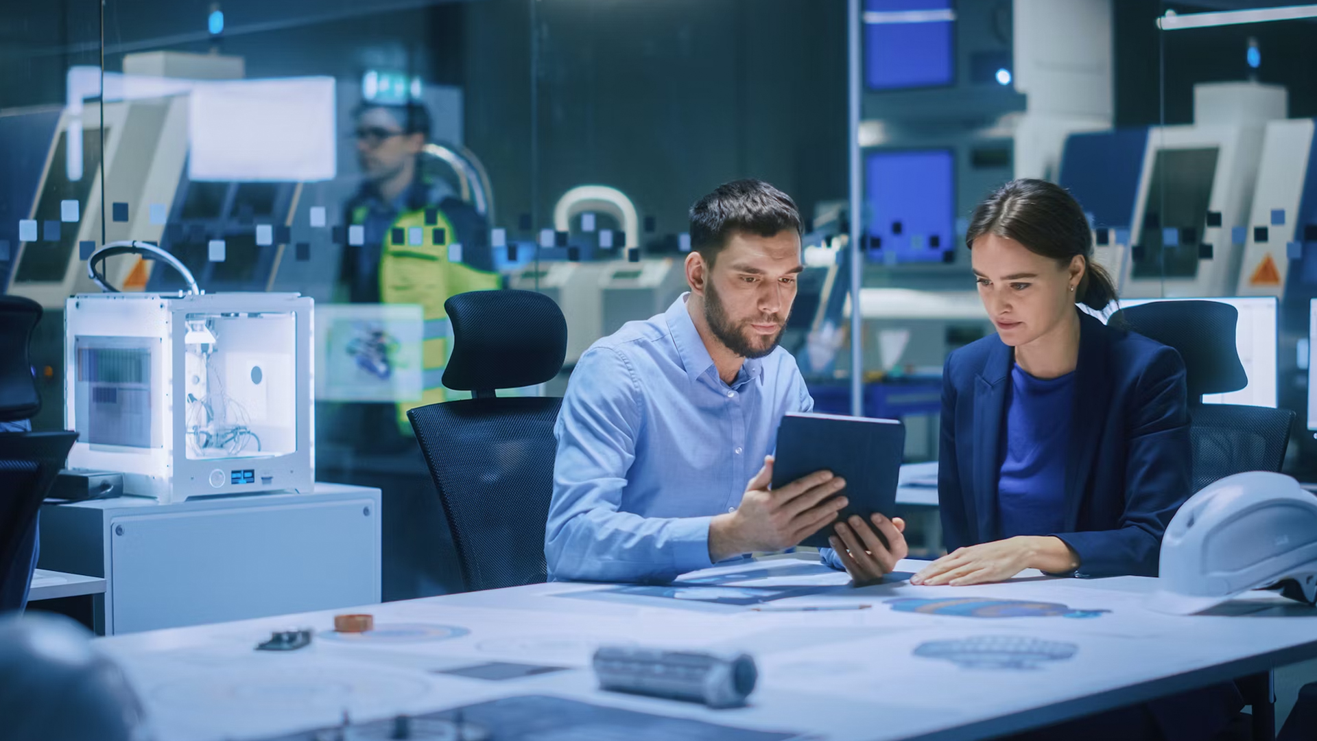 Geschäftsentwicklung in der Bauteilfertigung