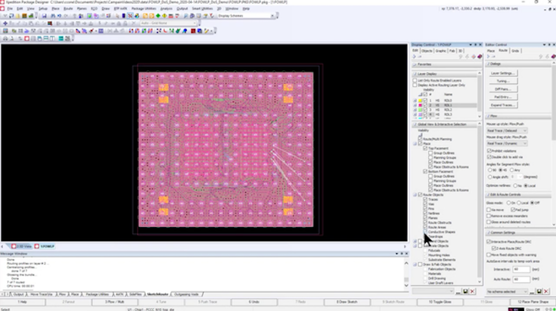 Sketch Planning and Routing