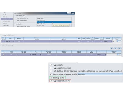 Simplify and optimize Calibre job configuration and invocation