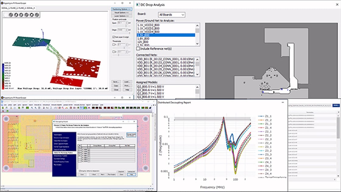 HyperLynx power integrity tools for system designers