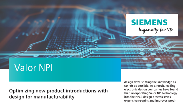 Valor NPI | Siemens Digital Industries Software