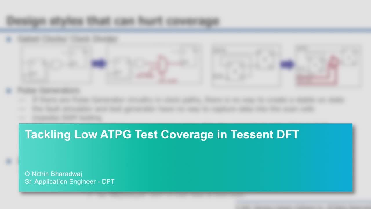 Tackling low ATPG test coverage in Tessent DFT | Siemens Software Tackling low ATPG test coverage in Tessent DFT | Siemens Software