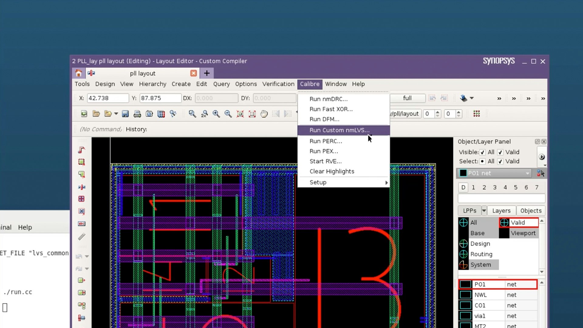 How-to run Calibre LVS with same runsets in Cadence and Synopsys