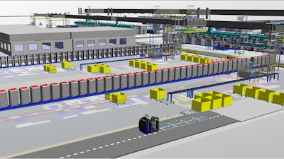 Electrolux implements worldwide 3D factory and material flow planning