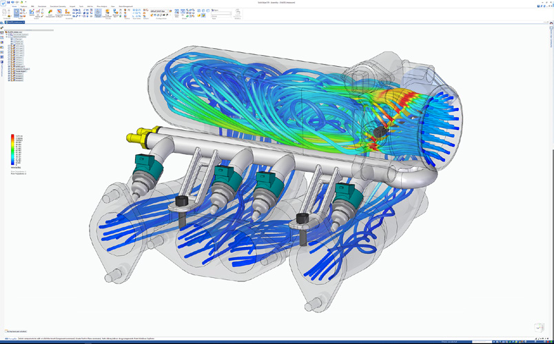Computational fluid dynamics for Students: Simcenter FLOEFD Solid Edge