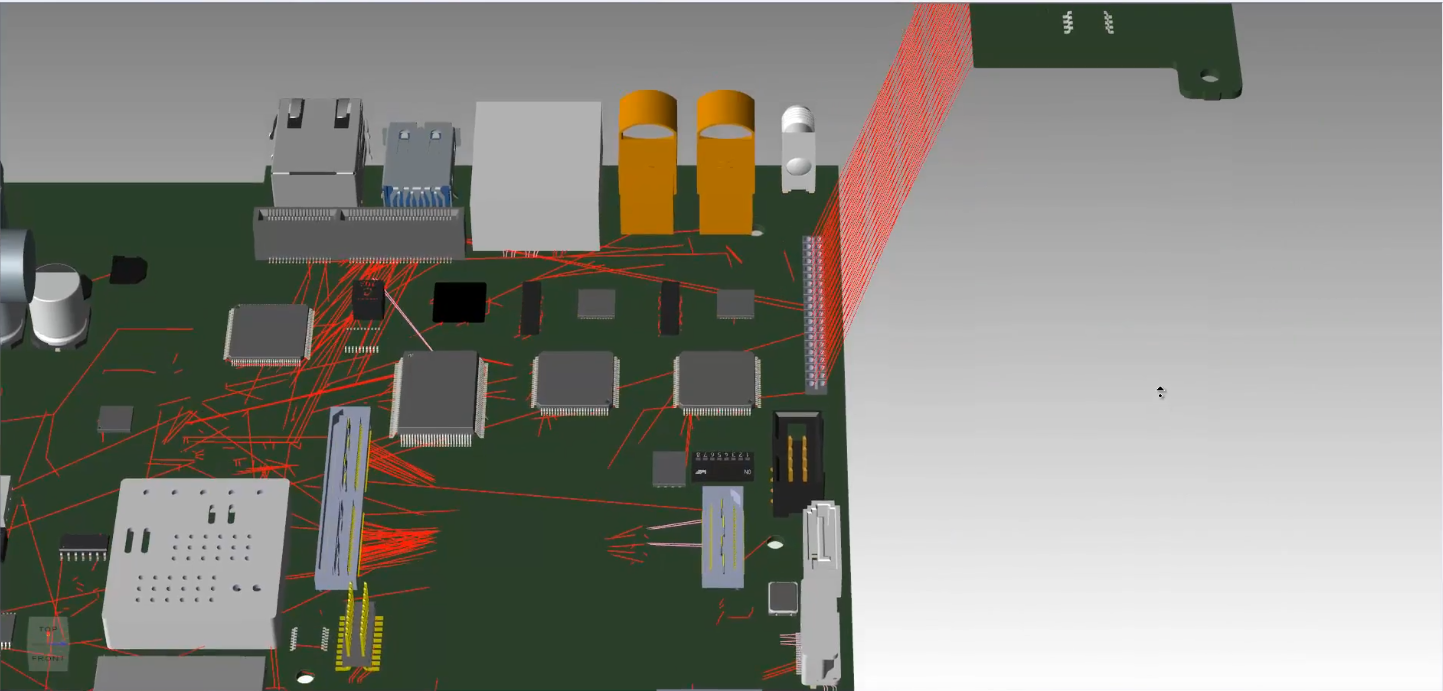 Daughter card netlines